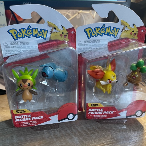 Pokemon | Toys | New Pokemon Battle Figure Pack Chespinbeldum ...